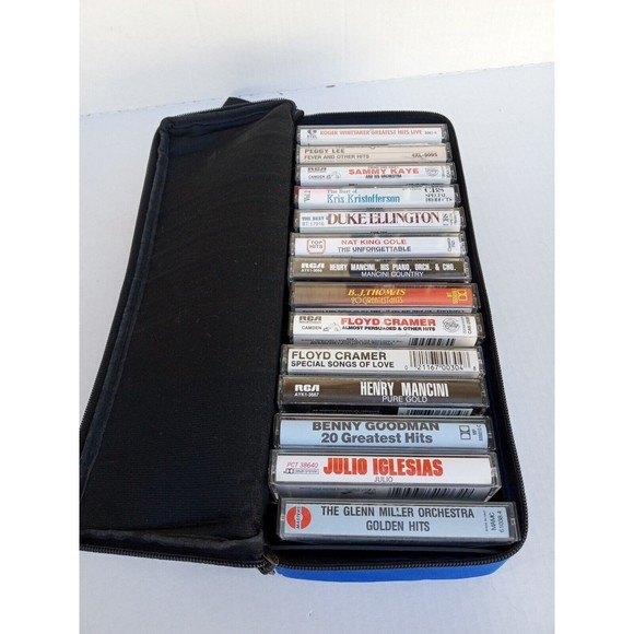 Starite | Media | Starite Blue Cassette Tape Carrying Case Padded ...